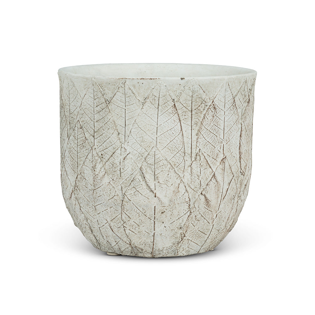Light Leaf Planter - White - Small – Pondside Nursery