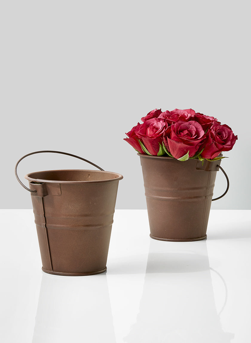 Copper Rust Zinc Bucket – Pondside Nursery